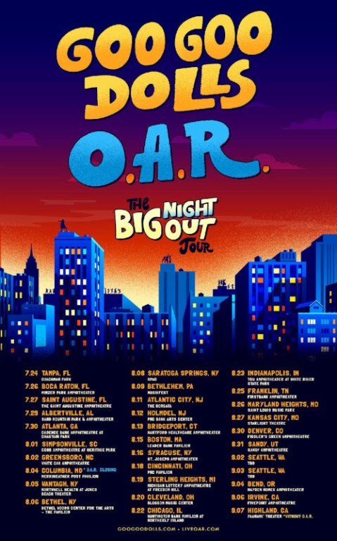 Goo Goo Dolls Team with O.A.R. for 2023 Tour