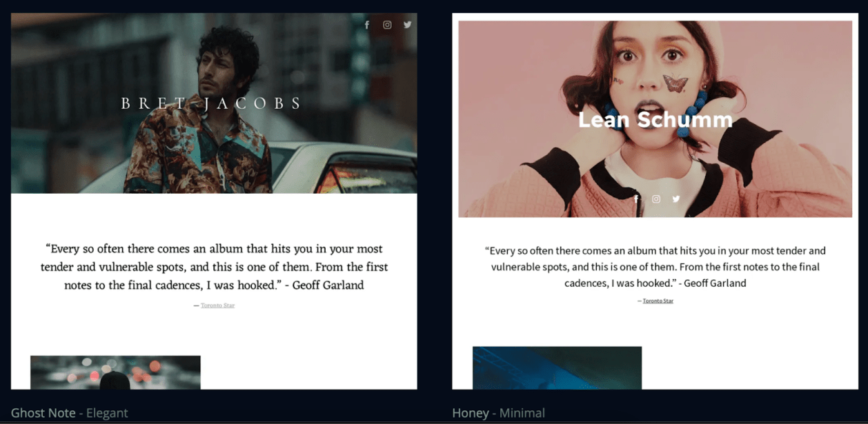 Bandzoogle’s New EPK Builder: Everything You Need To Know - American ...