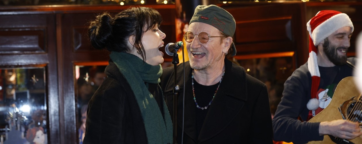 Watch U2’s Bono Sing Rocking Classic Holiday Tune with Imelda May at ...